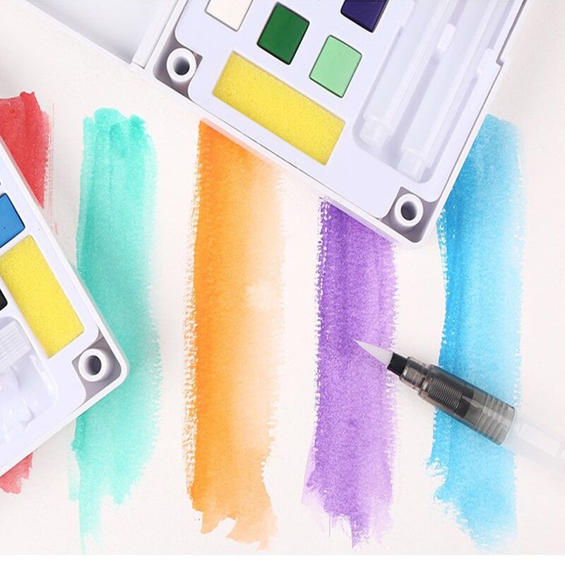 36/24/18 Kleuren Professionele Solide Aquarel Verf... – Vicedeal