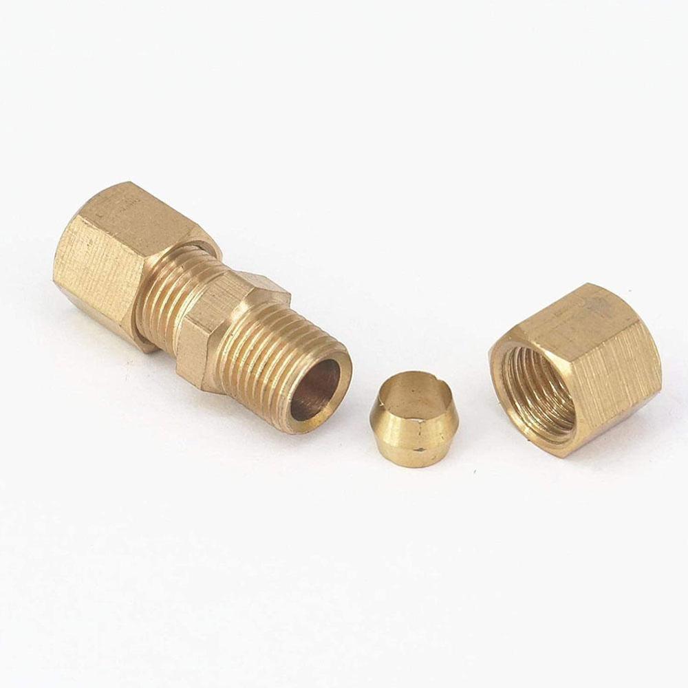 Brass Compression Fitting Straight Union Connector... – Grandado