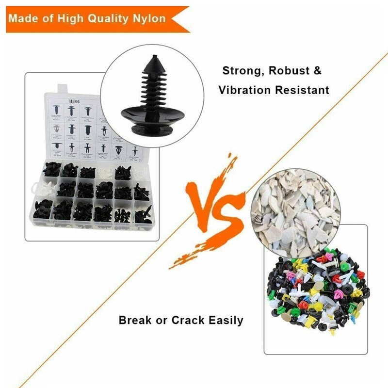 680/726 Pcs Auto Retainer Nylon Auto Fasteners Pus... – Grandado