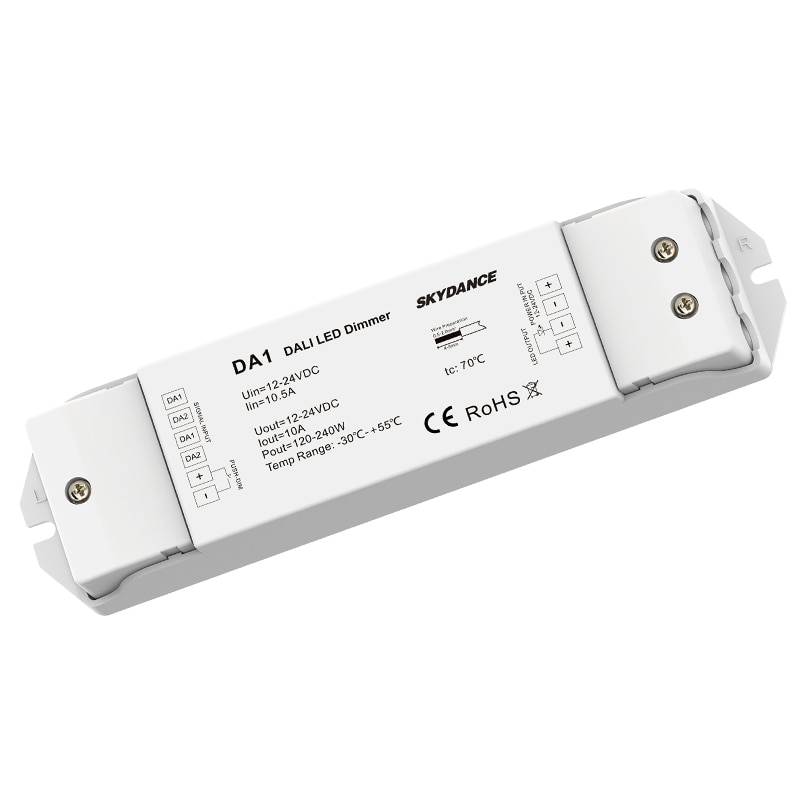 DALI led Dimmer DC 12V 24V 10A 120W 240W Dimming D... – Vicedeal
