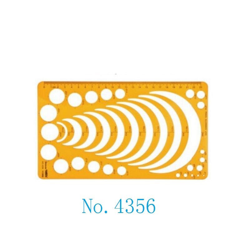 Arc Radius Drawing Template Semicircle Ruler Draft... – Grandado