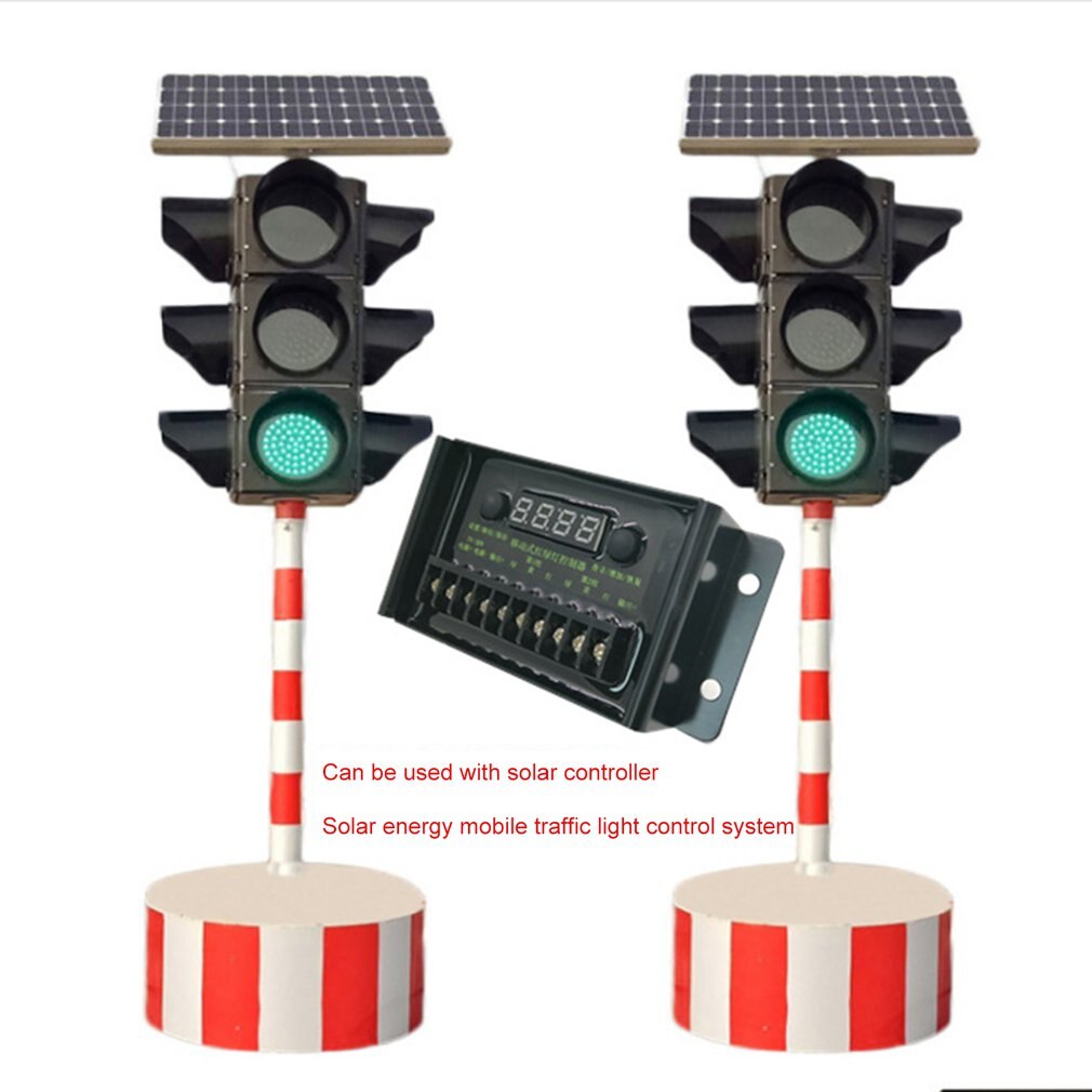 12v waterproof mobile solar traffic light controll... – Grandado