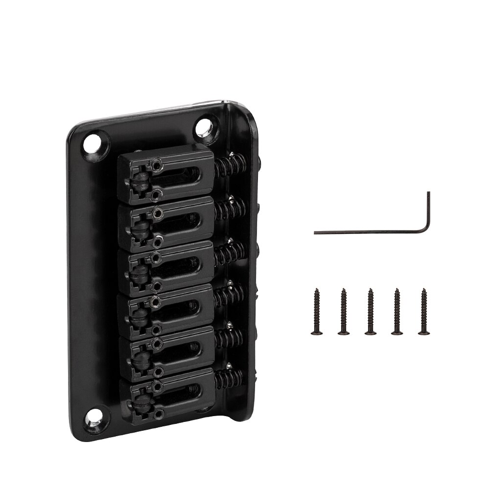 Black/Silver 6 Saddle Hardtail Bridge Top Load Ele... – Grandado