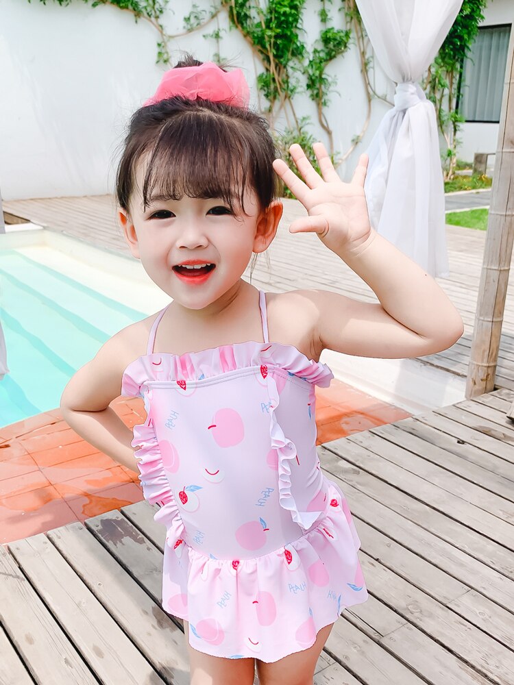 Rhyme Lady 2-11Y Kids Baby Girls Swimsuit One Piec... – Grandado