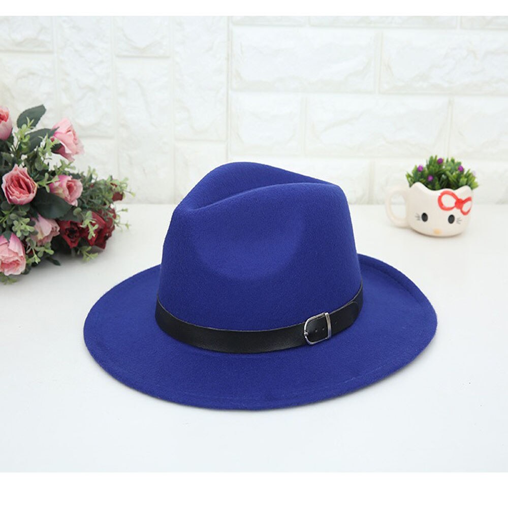 Classic British Fedora Hat Men Women Imitation Woo... – Grandado