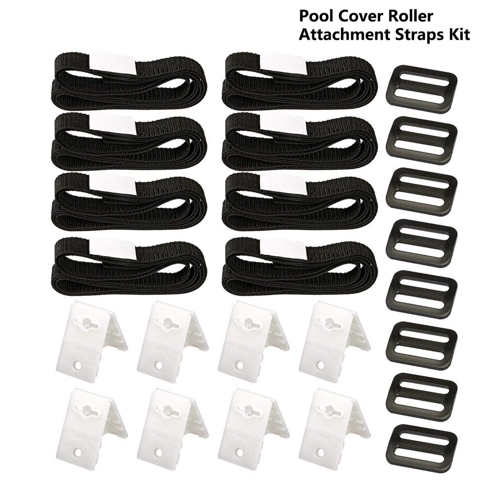 Pool Cover Roller Attachment Straps Kit Universal ... – Vicedeal