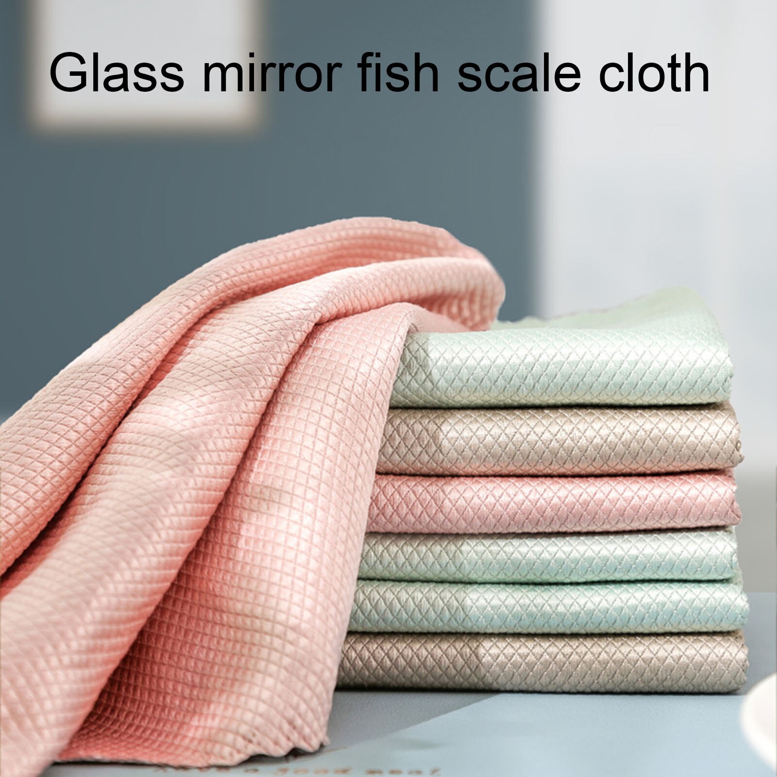 3/5PCS Fish Scale Cloth Housework Washing Dish Wip... – Grandado