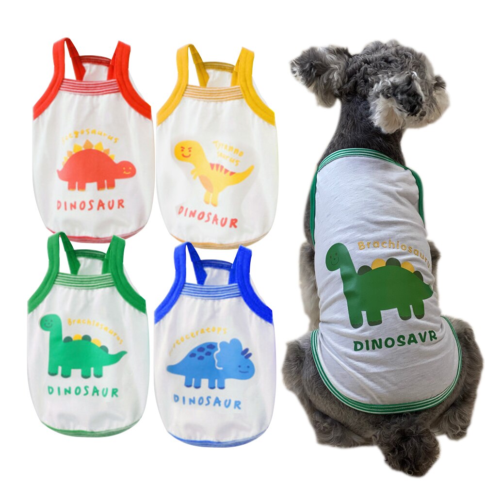 (XS-XL) katoen Hond Kleding Overhemd Zomer Hond Do... – Grandado