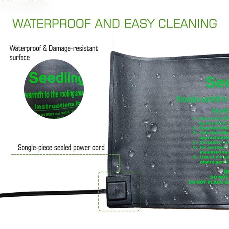 Seedling Heating Mat 20x20.75inch Waterproof Plant... – Grandado