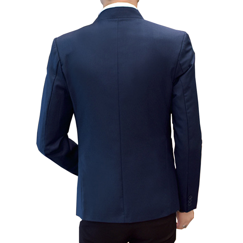 Spring Stand Mandarin Collar Men Blazer Young Man ... – Grandado