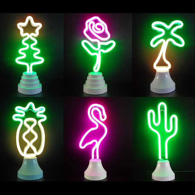 Party Decoration LED Night Cute Palm tree Neon Lig... – Grandado