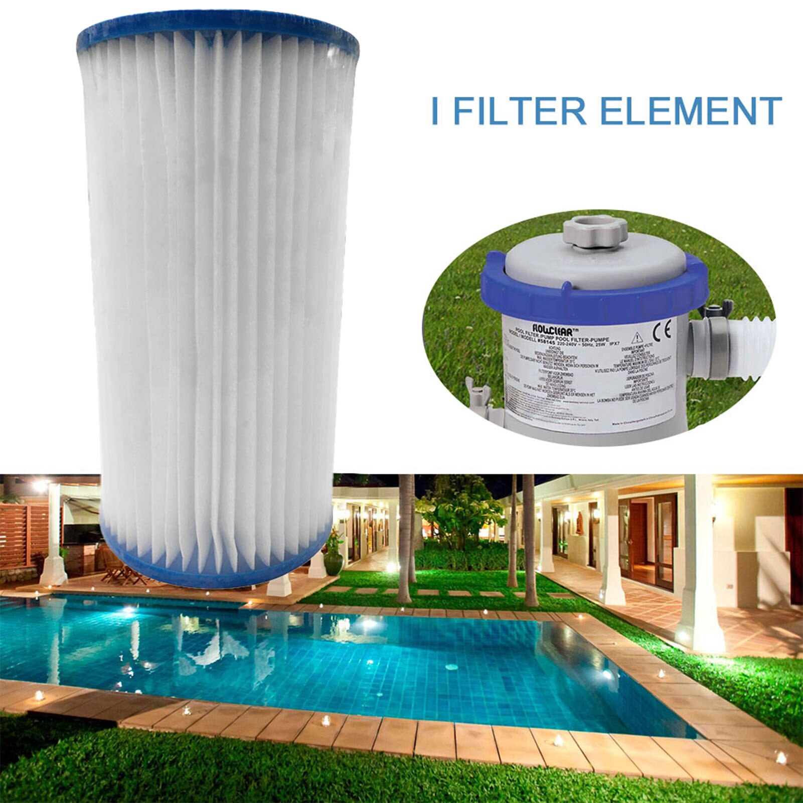 Fiber material Type A Type C Filter Cartridge Pool... – Vicedeal