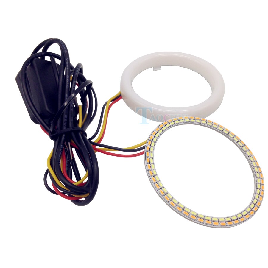 DIY Car styling LED COB Angel Eyes with Turn Light... – Vicedeal