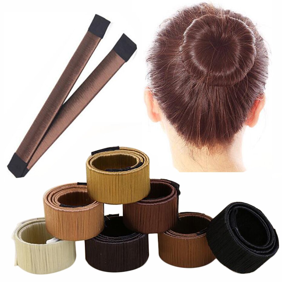 Magic Women Synthetic Twist Hair Bun Maker Donut H... – Vicedeal