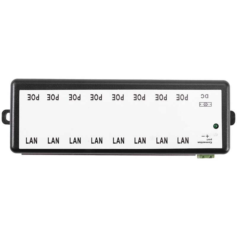 8 Ports Poe Injector Poe Splitter for Cctv Network... – Vicedeal