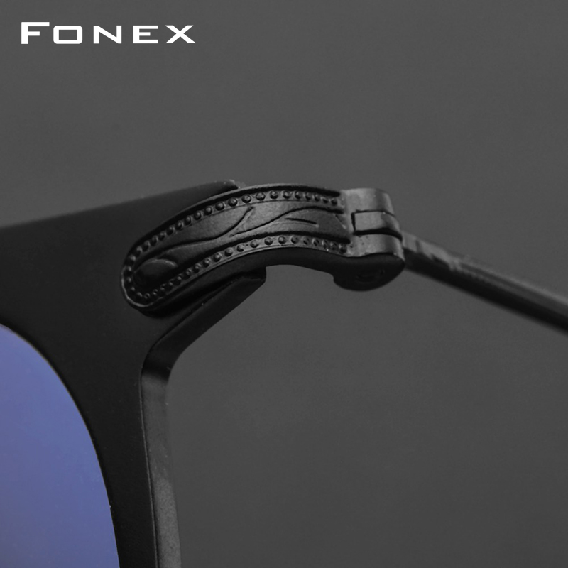 FONEX Pure Titanium Glasses Frame Men Clip on Pola... – Vicedeal