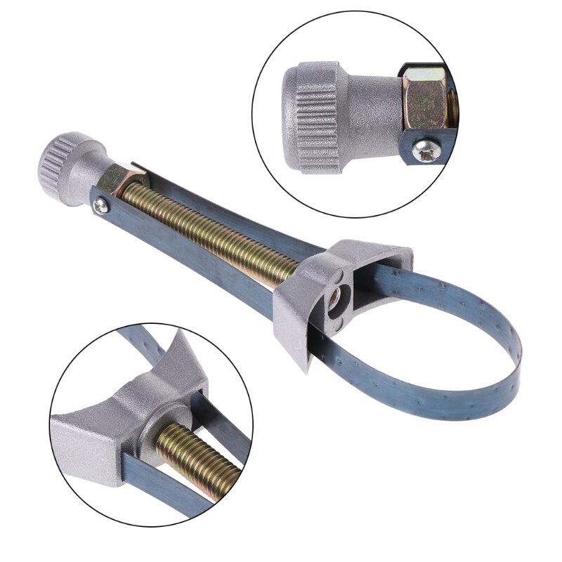 Car Auto Oil Filter Removal Tool Strap Wrench Adju... – Vicedeal