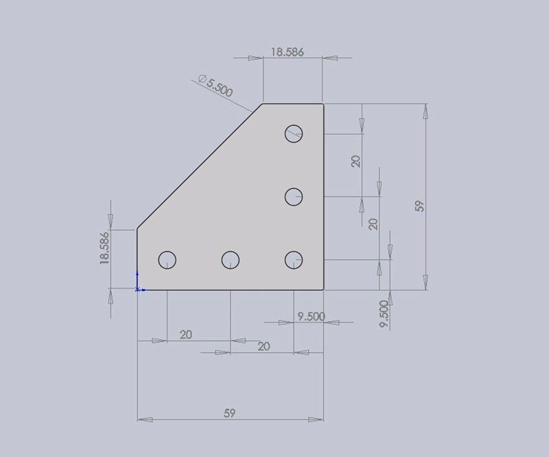 SWMAKER OX CNC machine parts 90 angle plate extrus... – Grandado