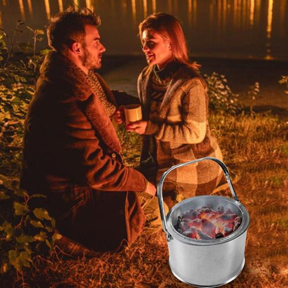 Portable Charcoal Heating Basin Outdoor Fire Pit O... – Vicedeal