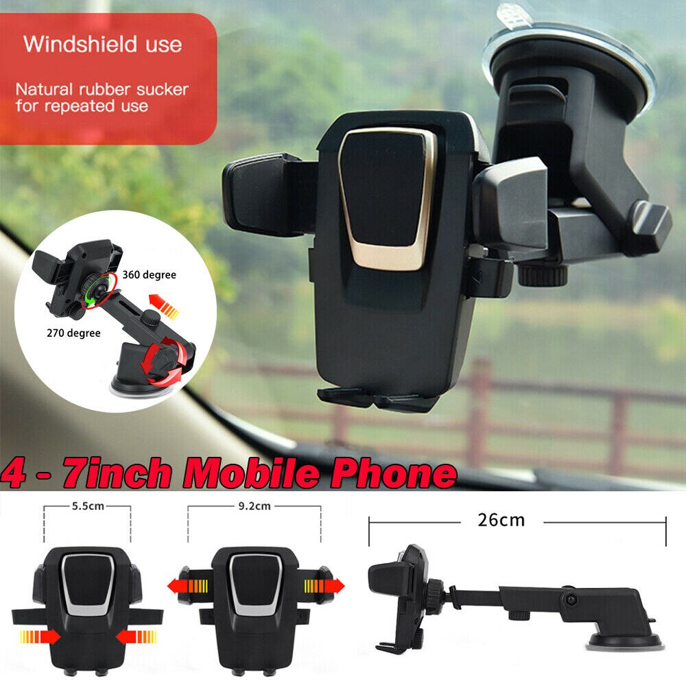 360°Rotatable Car Windscreen Suction Cup Window Mo... – Grandado