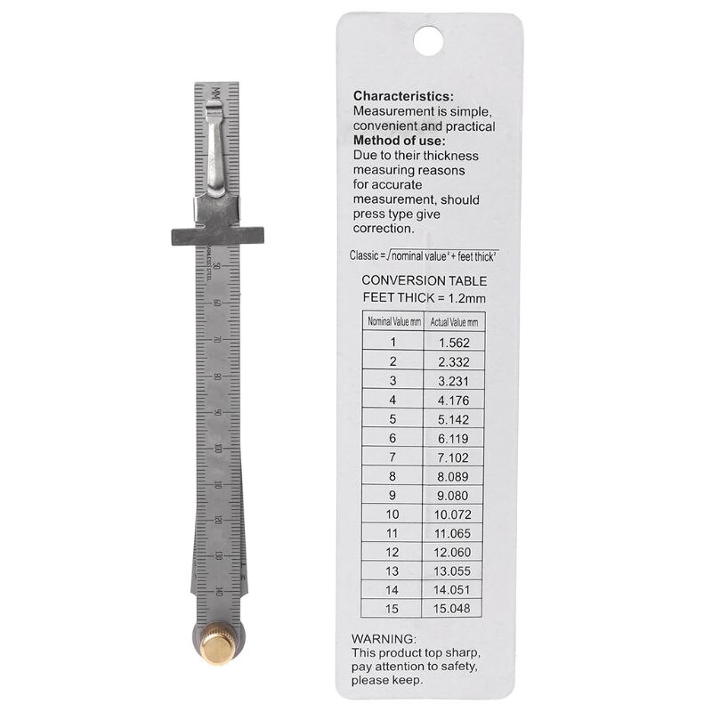 2in1 Metric Taper Welding Feeler Gauge Gage Depth ... – Grandado