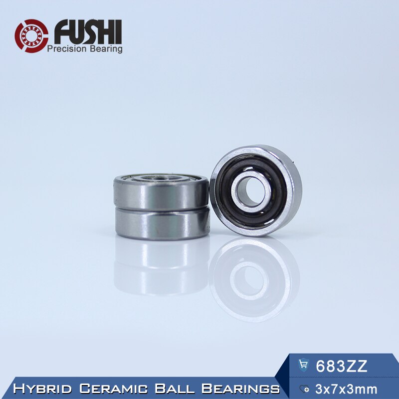 683 Hybrid Ceramic Bearing 3*7*3 mm ABEC-1 ( 1 PC)... – Grandado