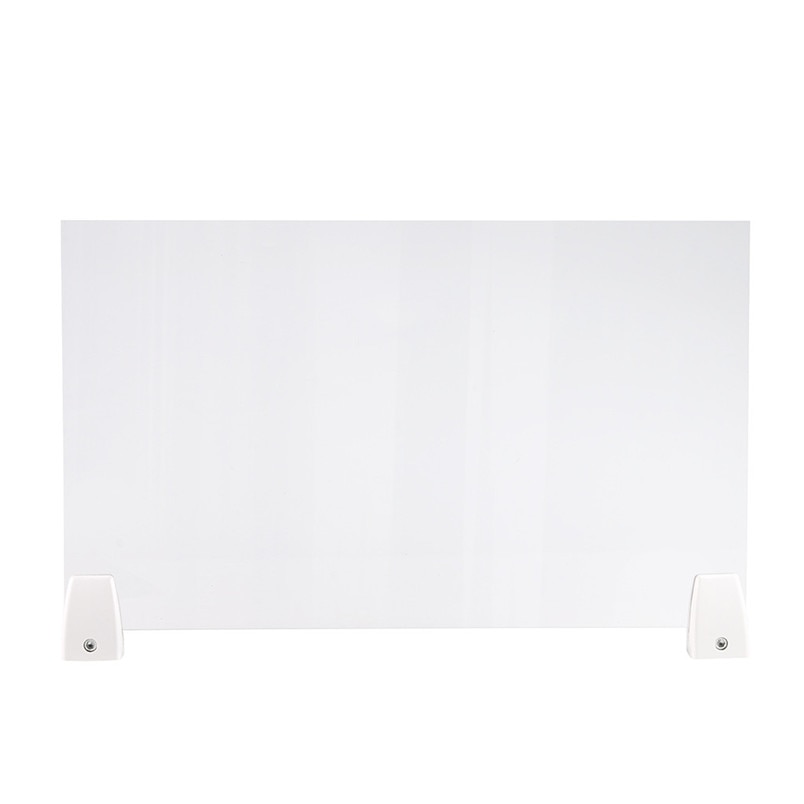 50x32cm Clear Plastic Sneeze Guard Shield Protecti... – Grandado