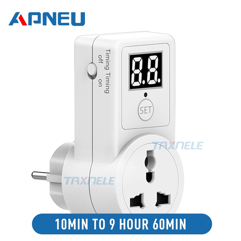 digital Countdown Timer Switch Universal Socket Pl... – Grandado