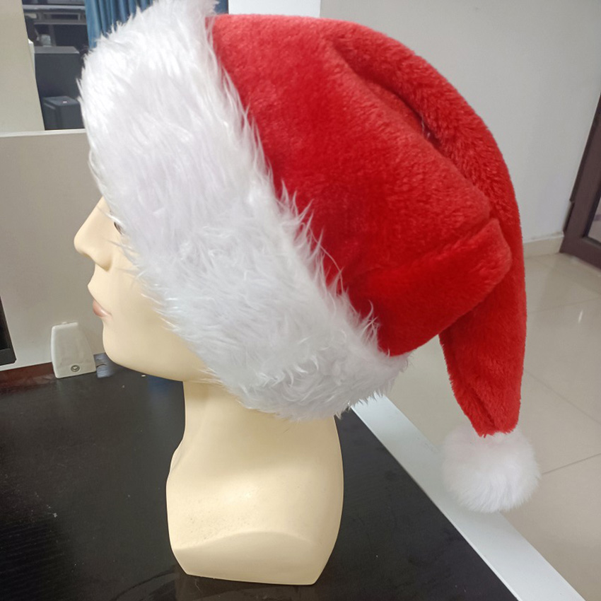 1pc Thick Christmas Santa Claus Red Hats Caps For ... – Grandado