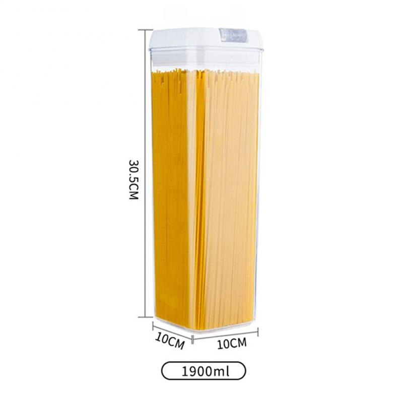 Kitchen Food Storage Box Square Vacuum Lid Airtigh... – Vicedeal