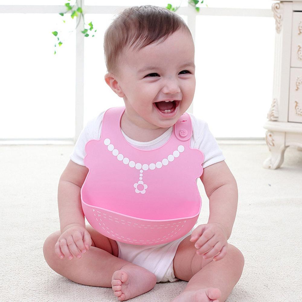Baby Bibs Waterproof Silicone Feeding Infant Saliv... – Grandado