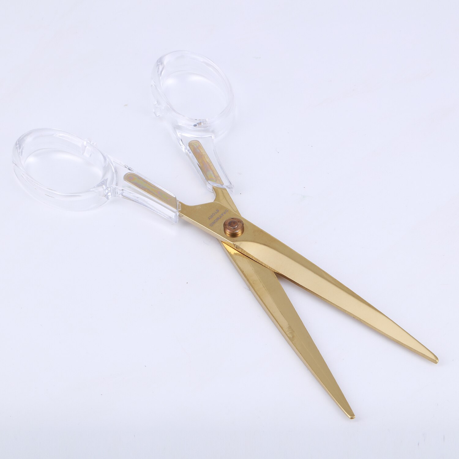 gold acrylic Gold Mirror box and scissors statione... – Grandado