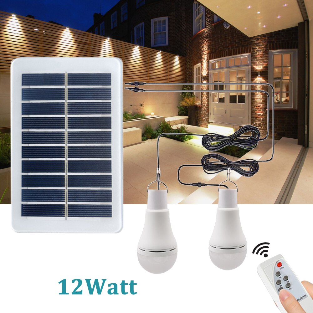 Branch 1 to 2 Solar Light Bulb Outdoor Solar Lamp ... – Grandado