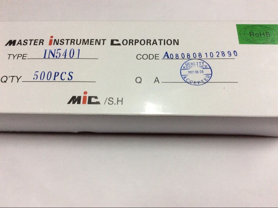 Gloednieuwe MIC 1N5401 1N 5401 IN5401 Gelijkrichte... – Vicedeal