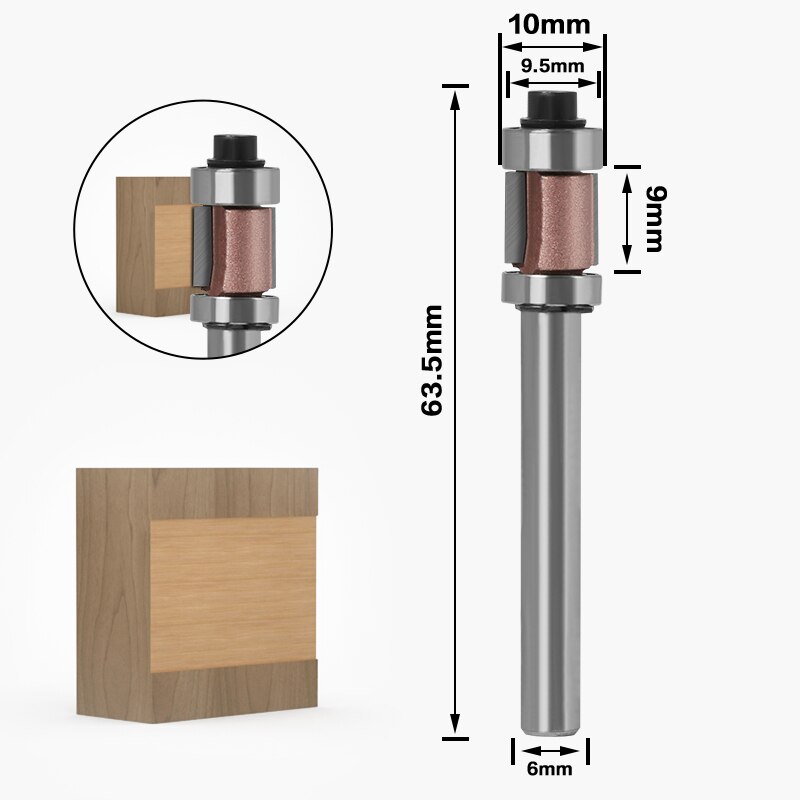 technical grade 1Pc 6mm Shank Template/Trim Router... – Vicedeal