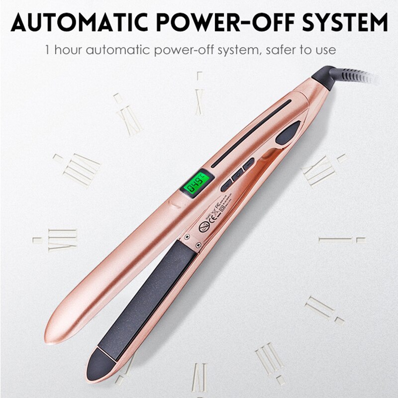 Hair straightener LED thermostat splint 2-in-1 hai... – Grandado