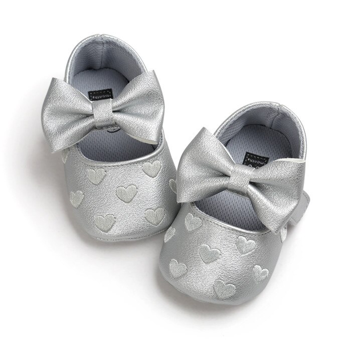 leather infant baby shoes girls with princess cute... – Grandado