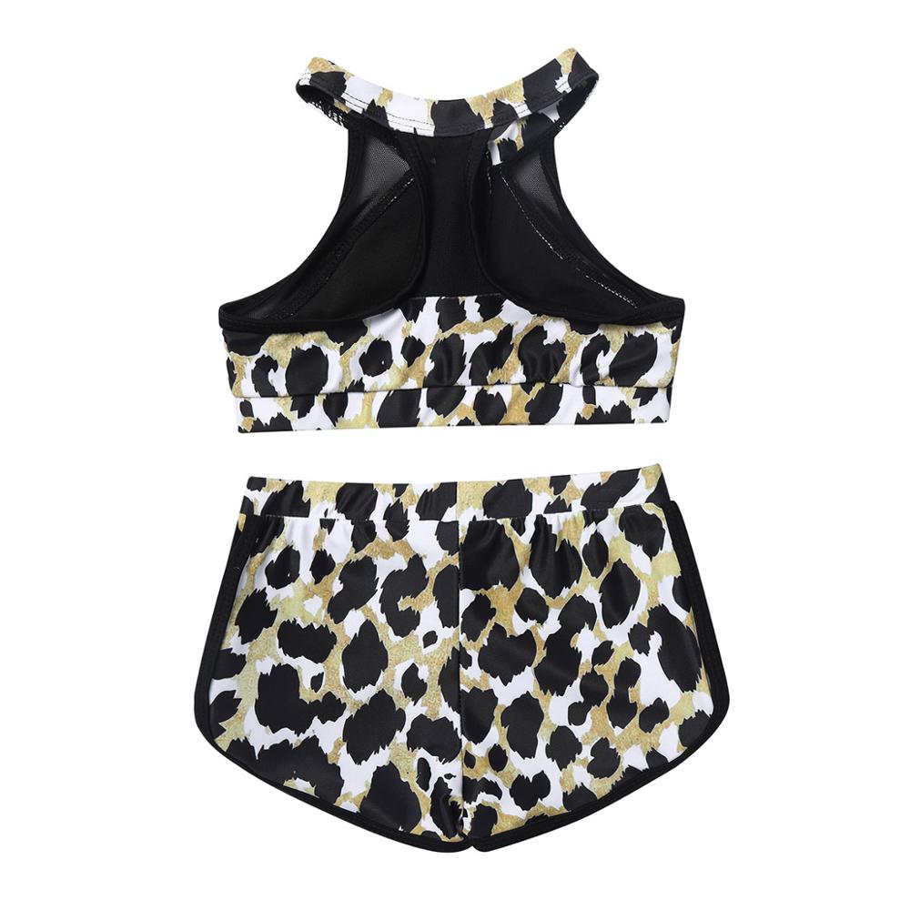 2PCS Girls Tankini Swimsuits Mesh Splice Zippered ... – Vicedeal