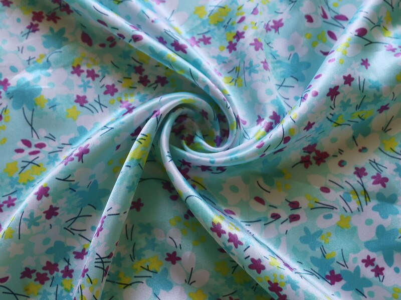 soft polyester satin fabric printed – Grandado