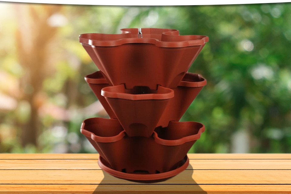 3 pcs Cascade for colors terracotta home garden Fl... – Grandado