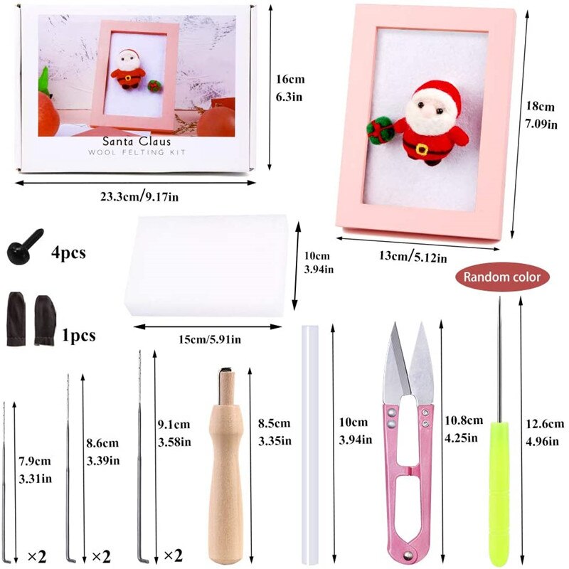 LMDZ Wool Needle Felting Kit Handmade Felt Needle ... – Grandado