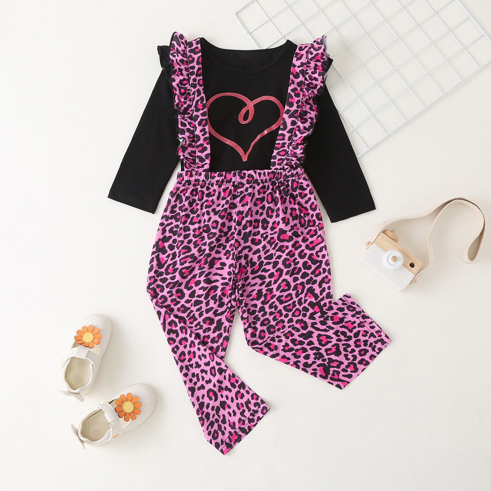 18M-6T Peuter Baby Meisjes Valentijn Hart Print To... – Vicedeal