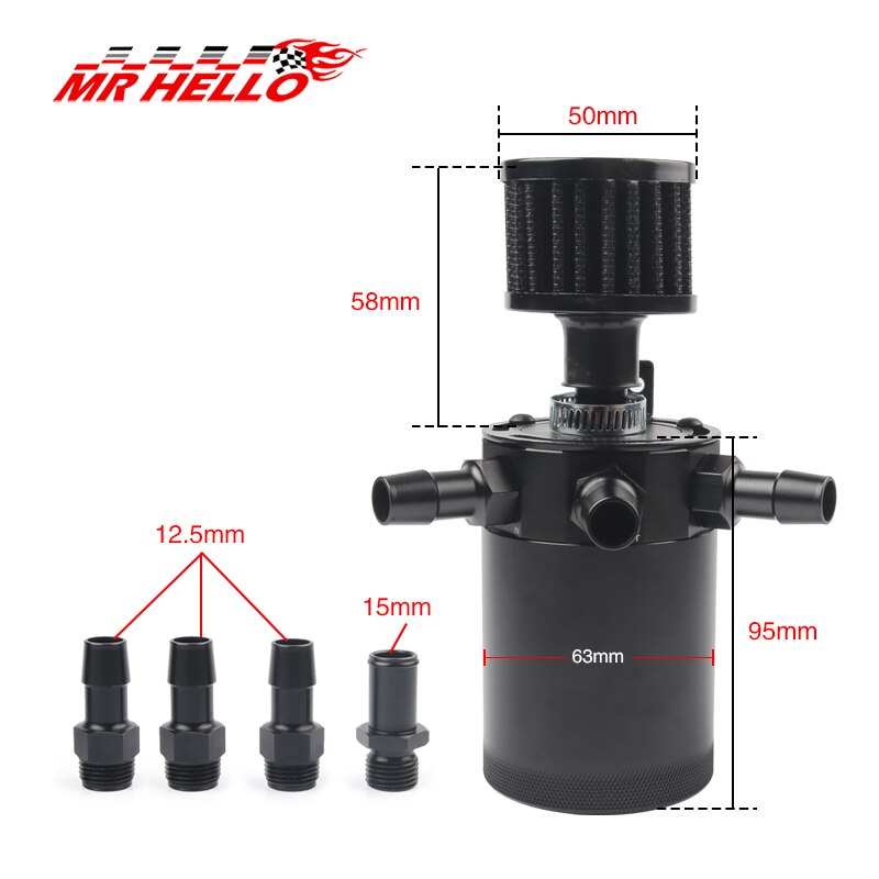 MR HELLO Universal Aluminum 2-port/ 3-port Oil Cat... – Vicedeal