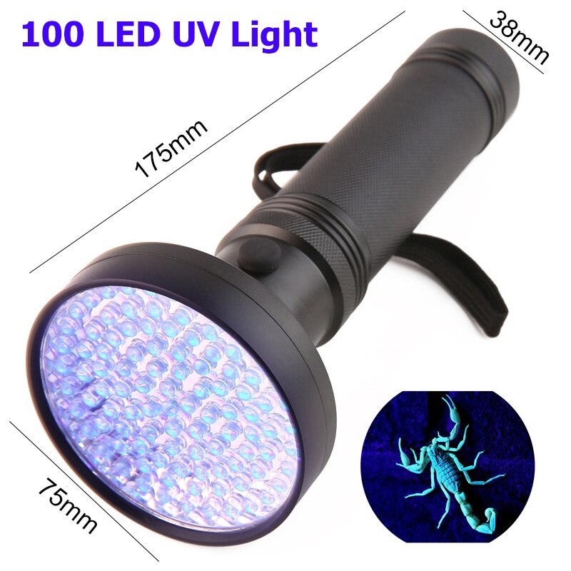 Lampe de poche à séchage UV, 395-400nm, 100LED, 51... – Grandado