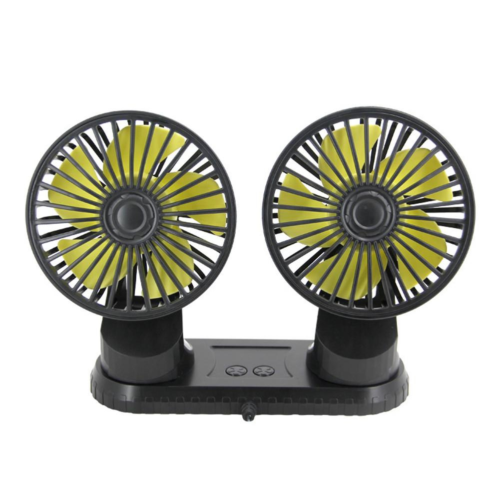 Universele Auto Dual-Head Fans Grote-Hoek Rotatie ... – Vicedeal