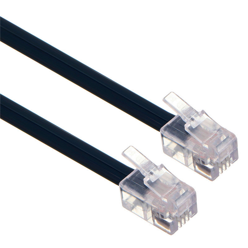 3 Meter Universal RJ10 to RJ10 (4P4C) Standard Coi... – Grandado
