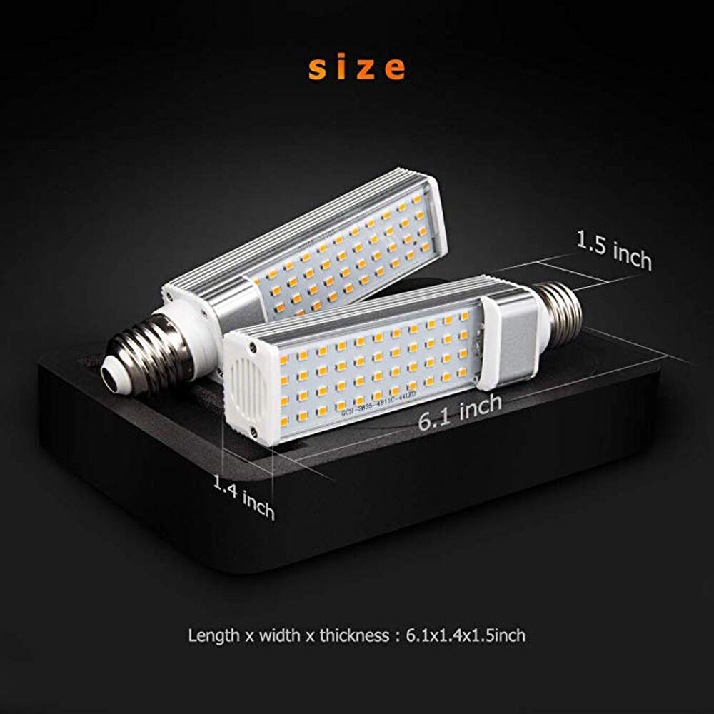 2PCS 110-240V Grow Lights Bulb 45W Full Spectrum S... – Grandado