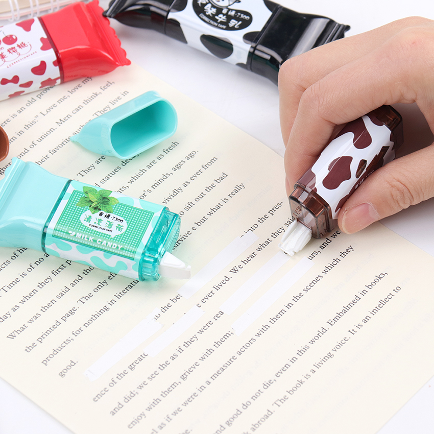 1PC Candy Shaped Correctie Tape Briefpapier School... – Vicedeal