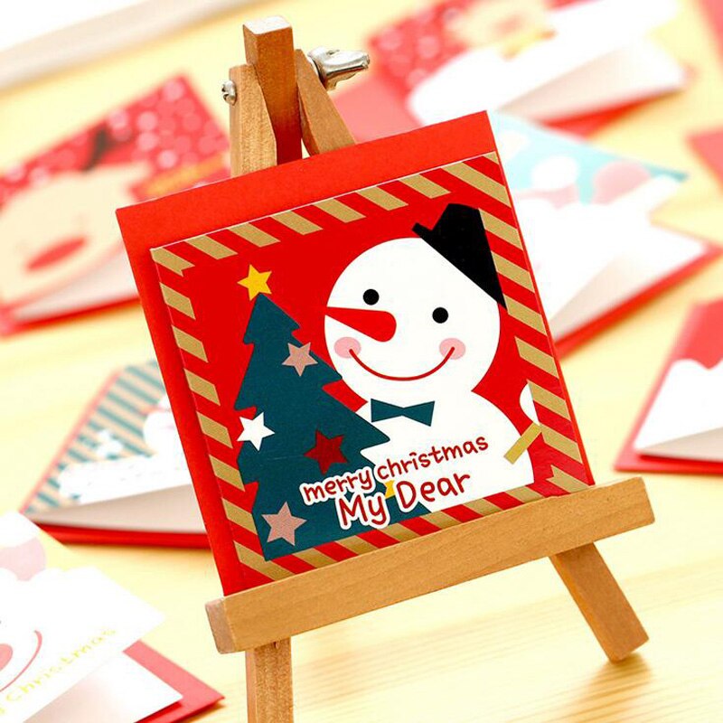 2PCS Merry Christmas Santa Claus Paper Postcard De... – Vicedeal