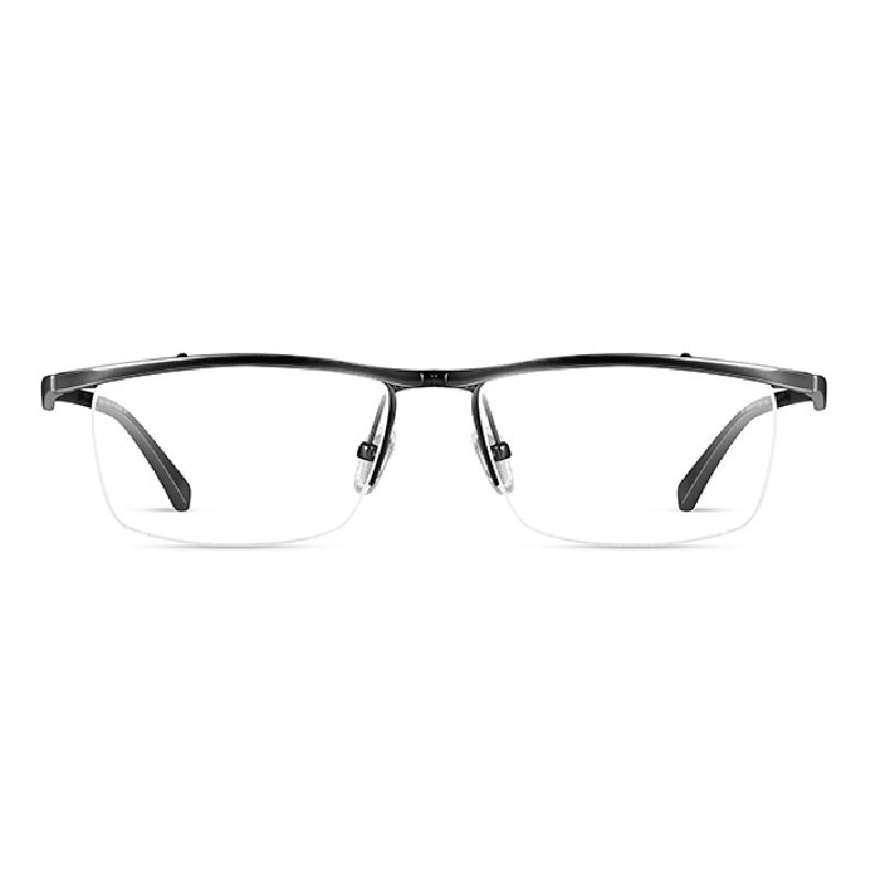 Pure Titanium Frame Glasses Half Rim Eye Glasses M... – Grandado